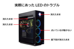 OMEN 40L / OMEN 45LでLEDが消えたまま・動かないときの対処方法 | こまめブログ
